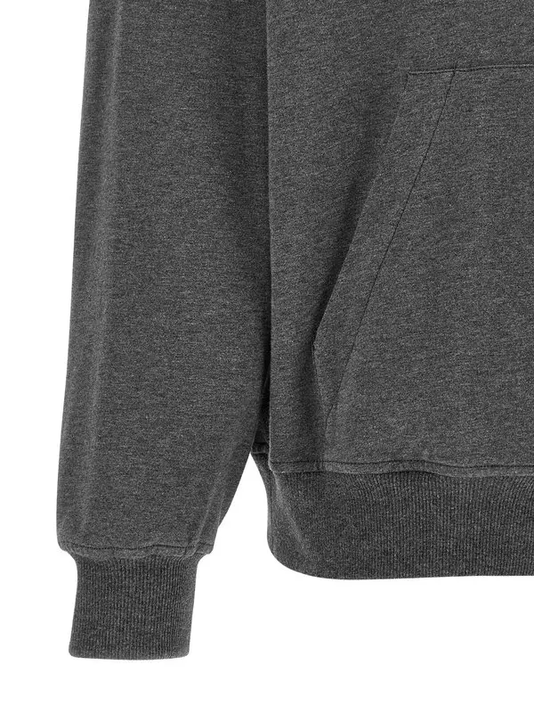 Brunello Cucinelli Stretch Cotton Mélange Zip Up Hoodie - Gray