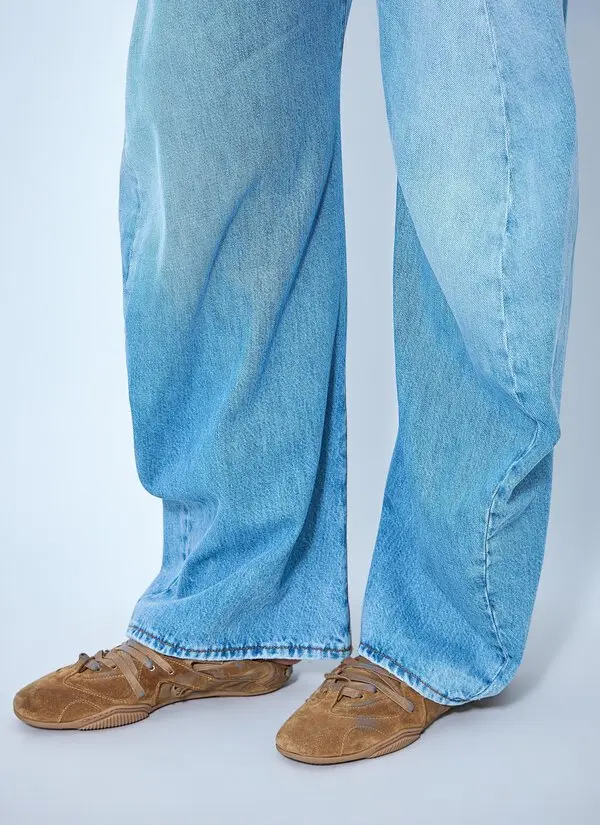 Acne Studios 2006f Distressed Wide Leg Jeans