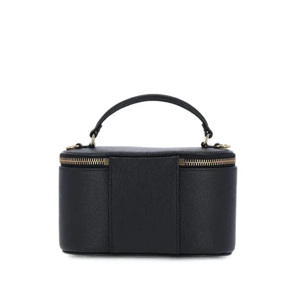 Valentino Garavani Vlogo Signature Mini Vanity Bag - Black