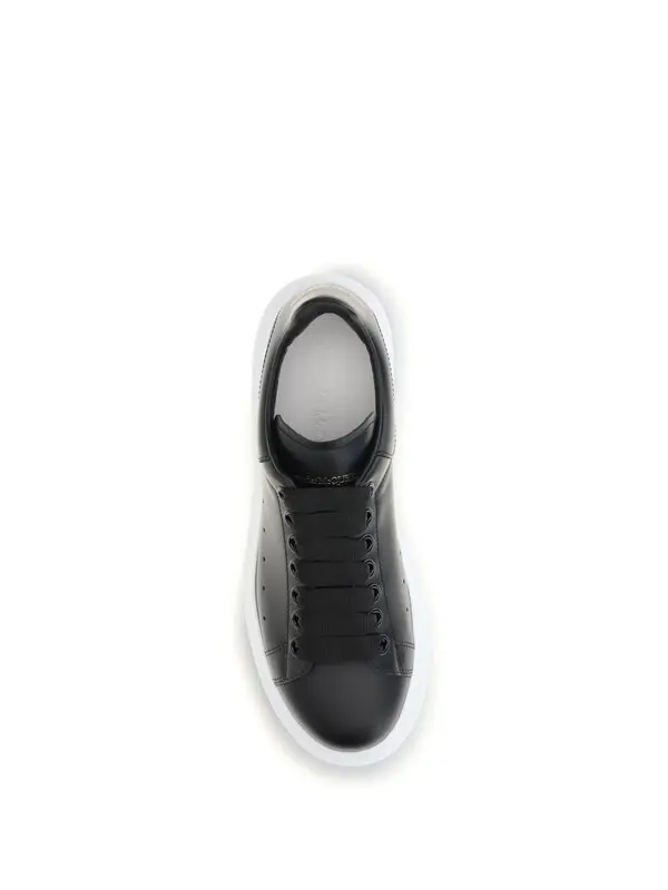 Alexander McQueen Leather Sneakers - Black