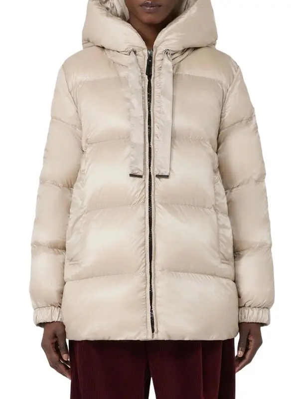Max Mara Seia Bomber Jacket In Drop-resistant Fabric