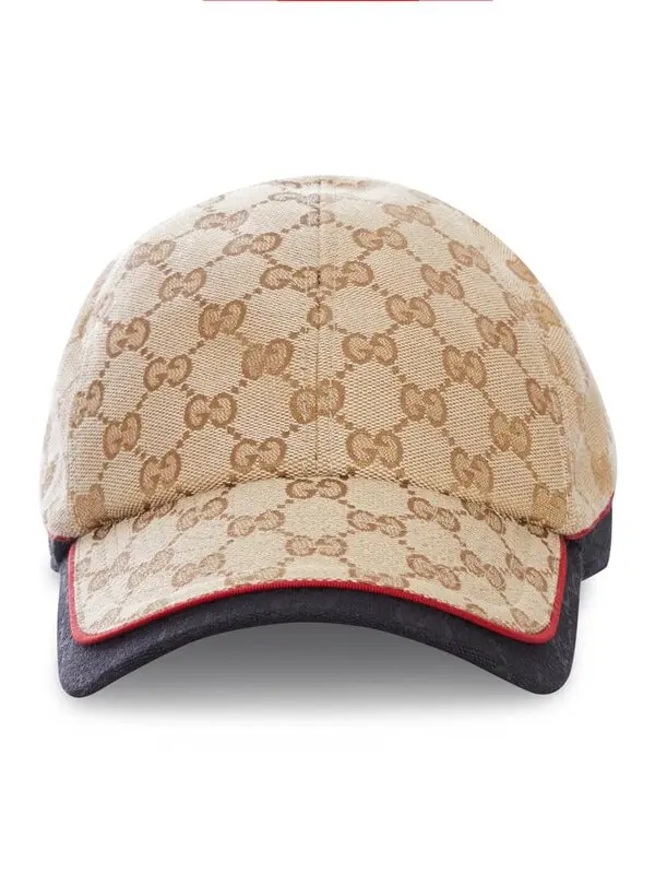 Gucci Gg Cotton Fabric Baseball Cap - Multicolor