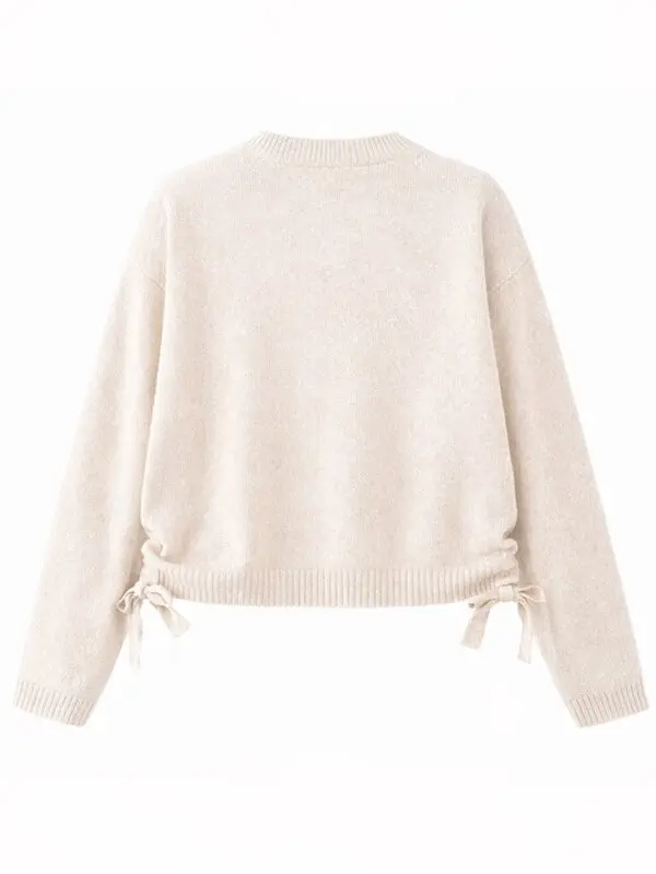 GANNI Logo Jersey - Cream
