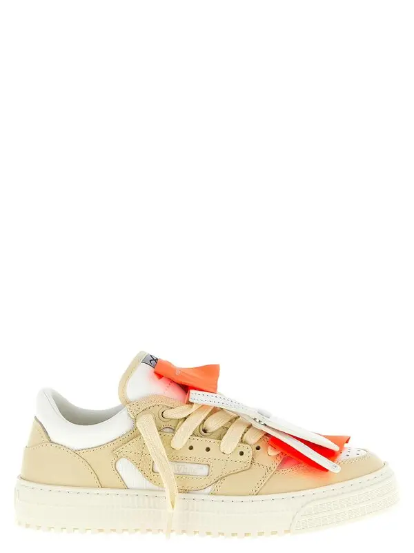Off-White 3.0 Court Low Top' Sneakers - Cream