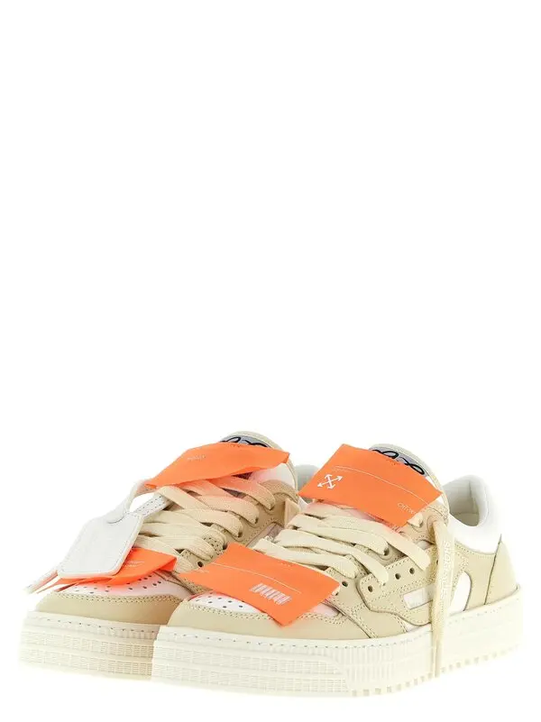 Off-White 3.0 Court Low Top' Sneakers - Cream