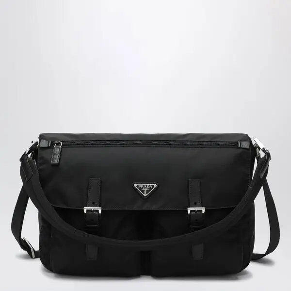 Prada Re-nylon Crossbody Bag - Black