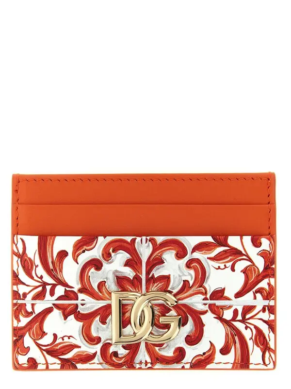 Dolce & Gabbana 3.5' Card Holder - Orange