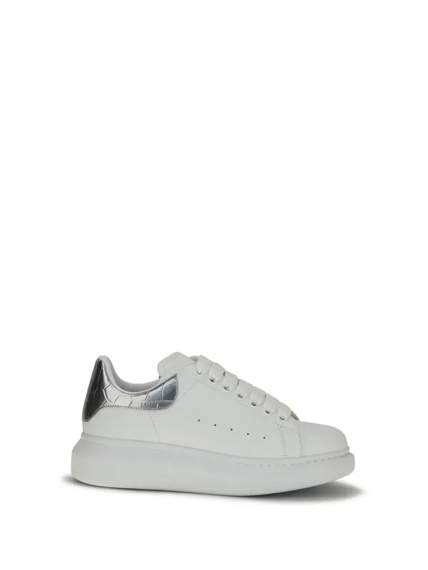 Alexander McQueen Leather Sneakers - White