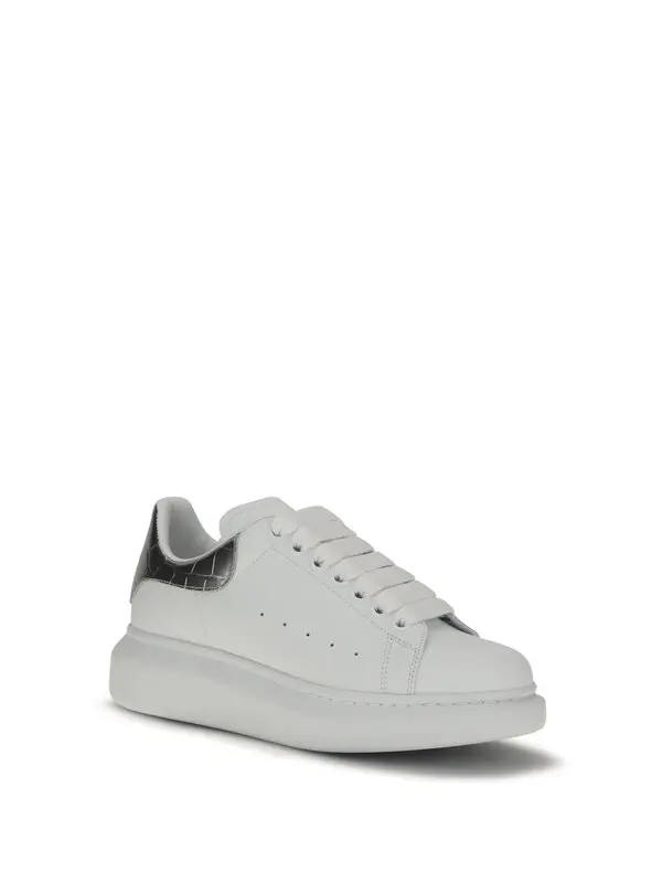 Alexander McQueen Leather Sneakers - White