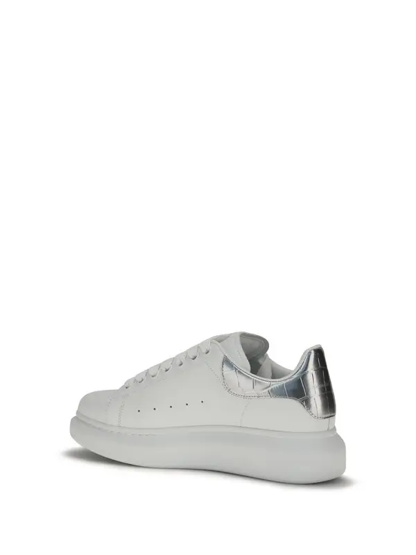 Alexander McQueen Leather Sneakers - White