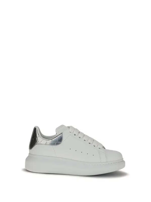 Alexander McQueen Leather Sneakers - White