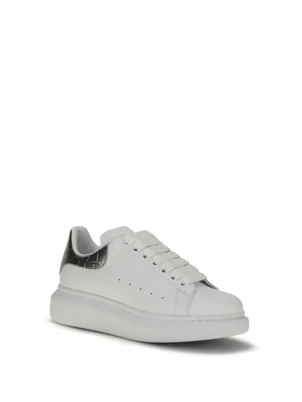 Alexander McQueen Leather Sneakers - White