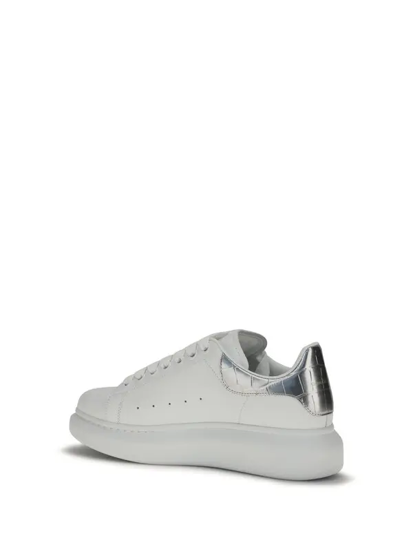 Alexander McQueen Leather Sneakers - White