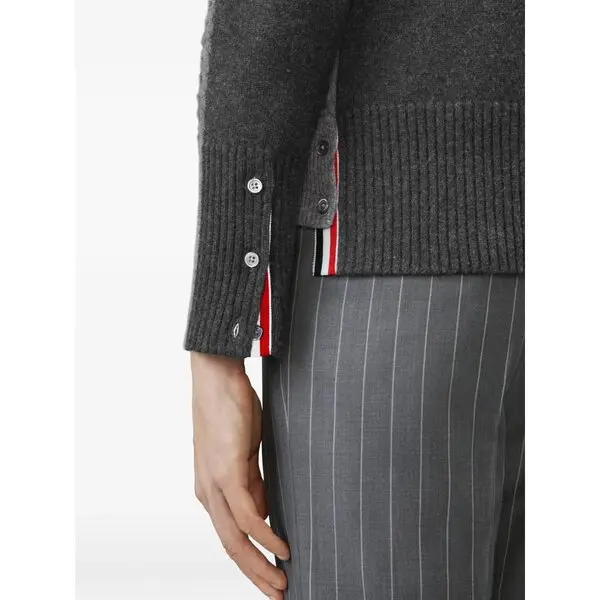 Thom Browne Grey Polo Shirts - Gray
