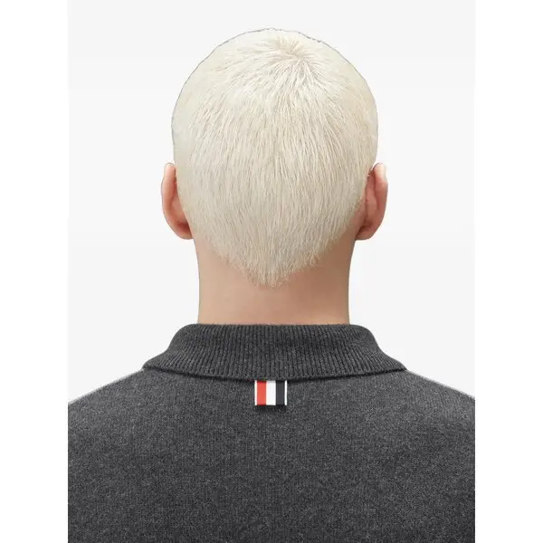 Thom Browne Grey Polo Shirts - Gray