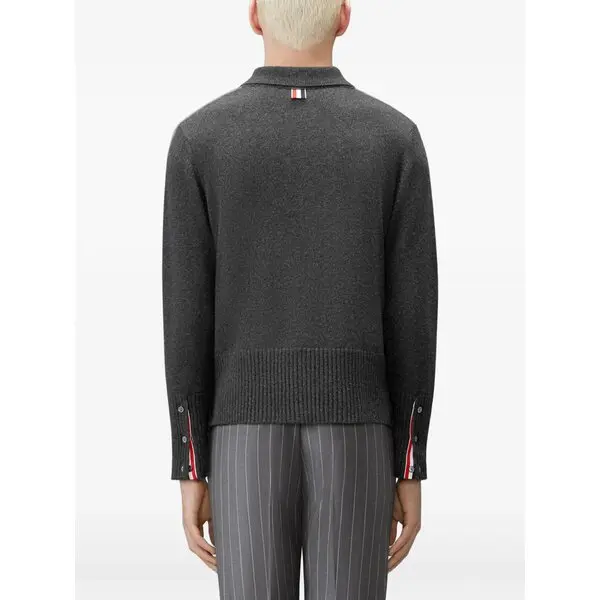 Thom Browne Grey Polo Shirts - Gray