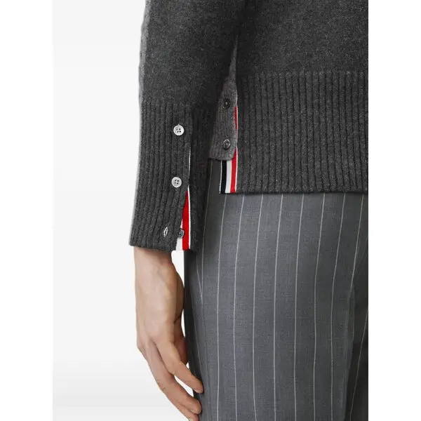 Thom Browne Grey Polo Shirts - Gray