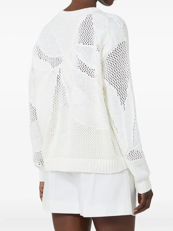 Max Mara Embroidered Cotton Sweater
