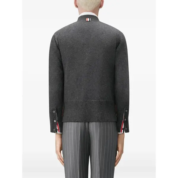 Thom Browne Grey Sweaters & Knitwear Cardigans