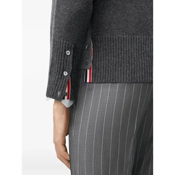 Thom Browne Grey Sweaters & Knitwear Cardigans