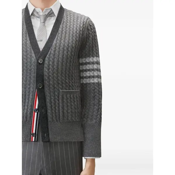 Thom Browne Grey Sweaters & Knitwear Cardigans