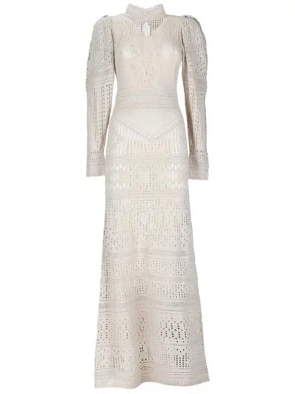 Isabel Marant Étoile Crochet Dione Dress - Cream