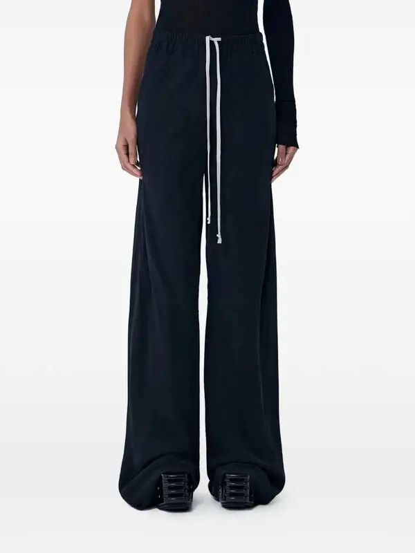 Rick Owens Wide-leg Pants With Drawstring - Black