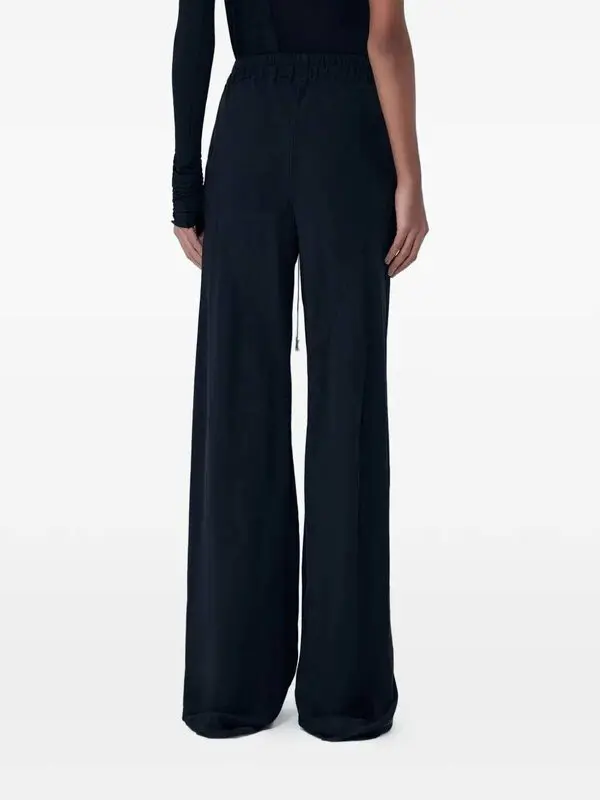 Rick Owens Wide-leg Pants With Drawstring - Black