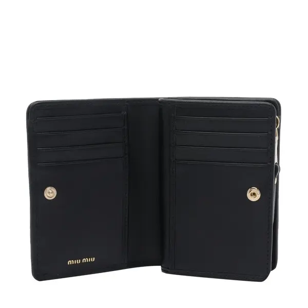 Miu Miu Logo Matelasse' Wallet