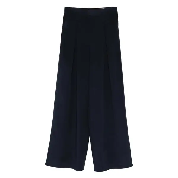 Max Mara Trousers Palazzo Pants - Blue