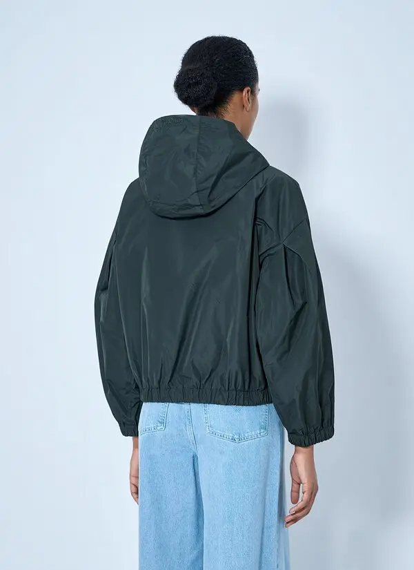 Max Mara Hooded Zip Jacket - Green