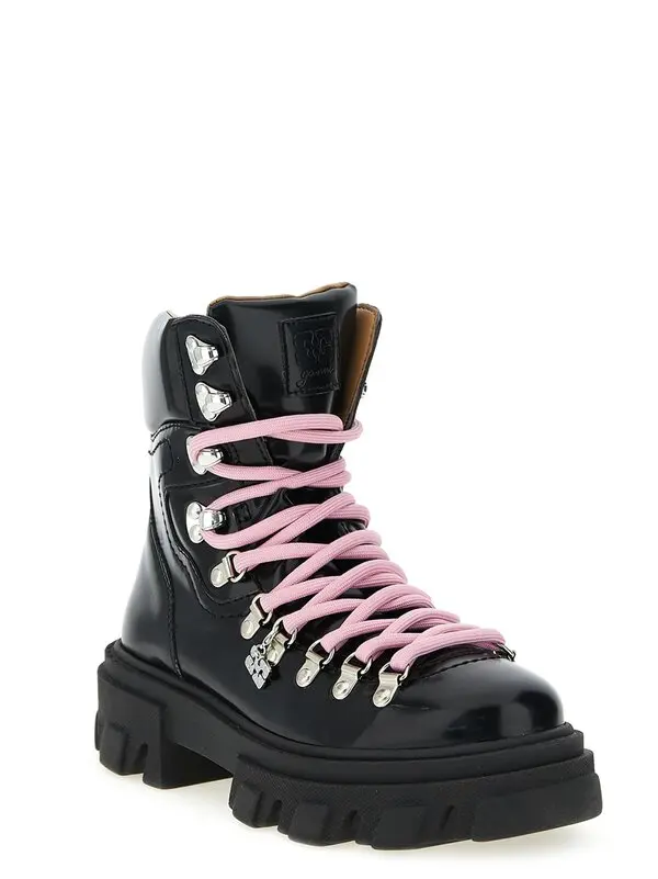 GANNI Amphibian Boots - Black