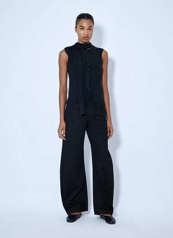 LEMAIRE High Waisted Curved Pants