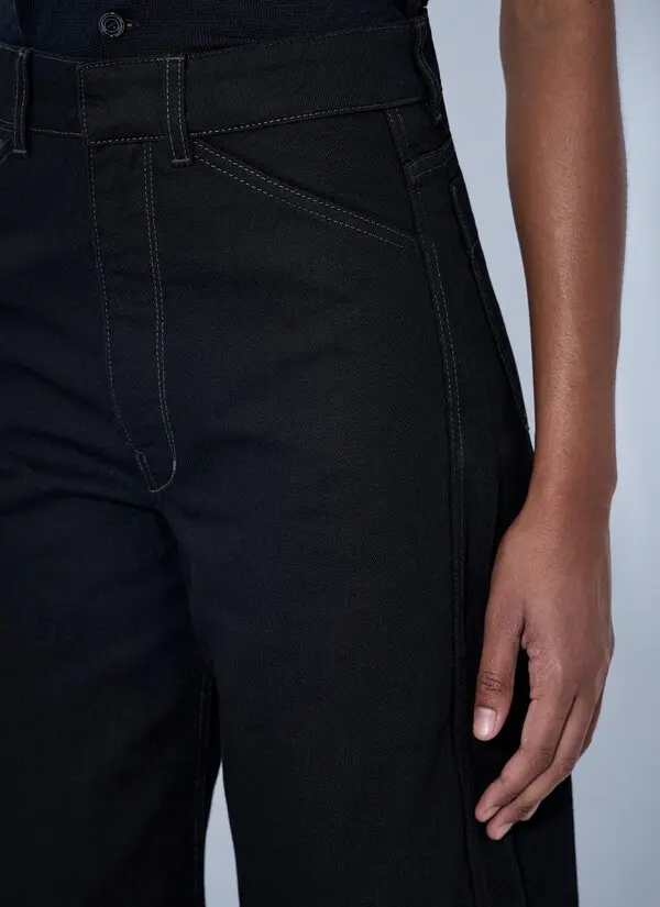 LEMAIRE High Waisted Curved Pants