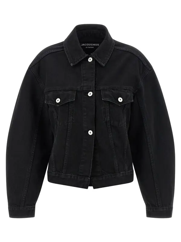 Jacquemus La Veste De-nimes' Jacket - Black