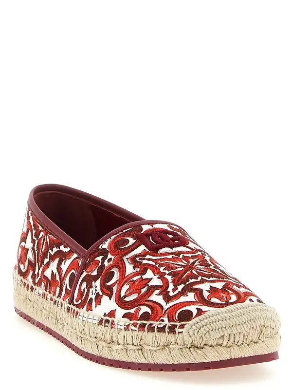 Dolce & Gabbana Boccaccio Espadrilles - Red