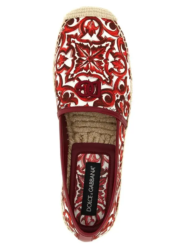 Dolce & Gabbana Boccaccio Espadrilles - Red
