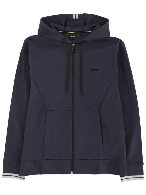 BOSS Zipper Hoodie - Blue