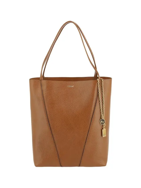 Chloé Spin Shoulder Bag - Brown