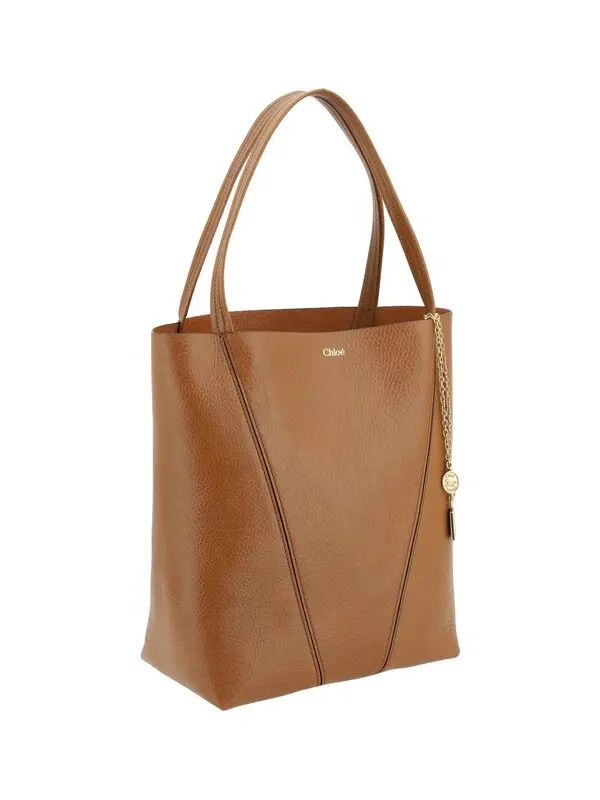 Chloé Spin Shoulder Bag - Brown