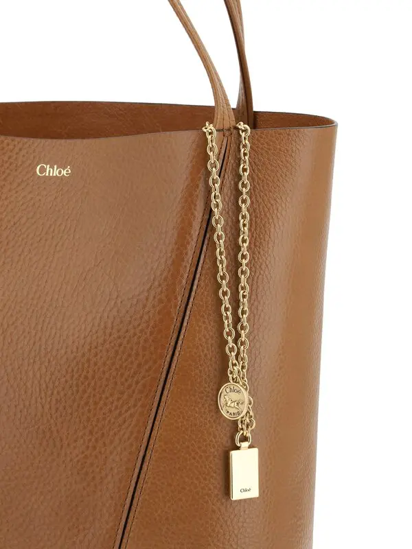Chloé Spin Shoulder Bag - Brown