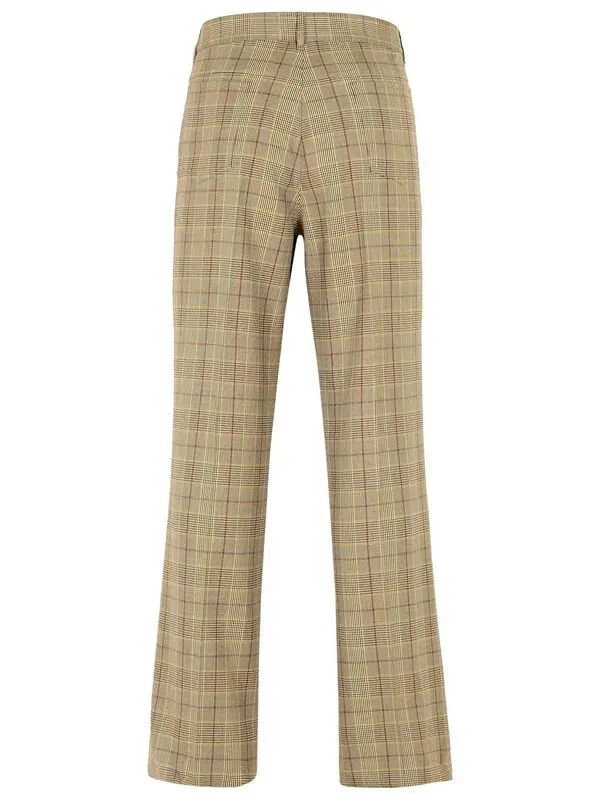 Amiri Beige Virgin Wool Blend Trousers