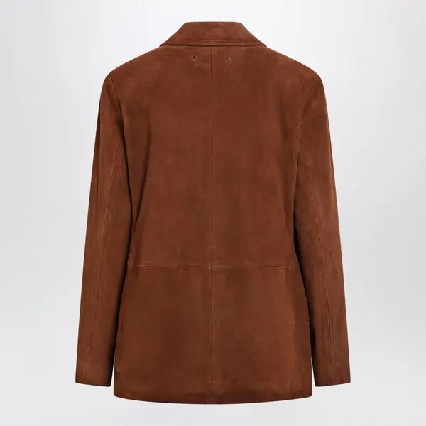 GOLDEN GOOSE Robyn Suede Blazer - Brown