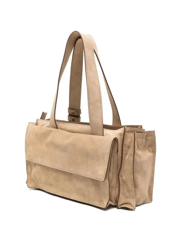 Miu Miu Utilitaire Suede Leather Tote Bag