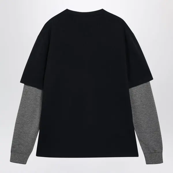 Miu Miu Wool And Cashmere Sweater - Blue