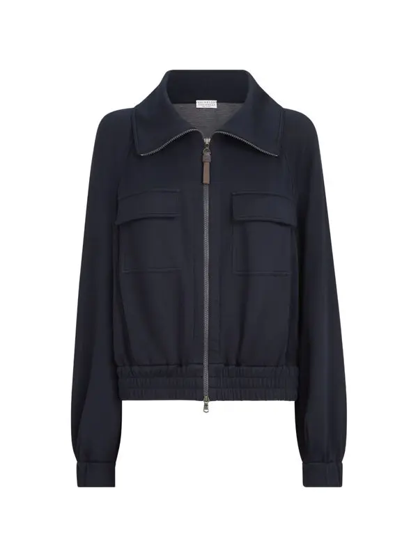 Brunello Cucinelli Cotton And Silk Sweatshirt
