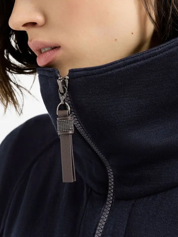Brunello Cucinelli Cotton And Silk Sweatshirt