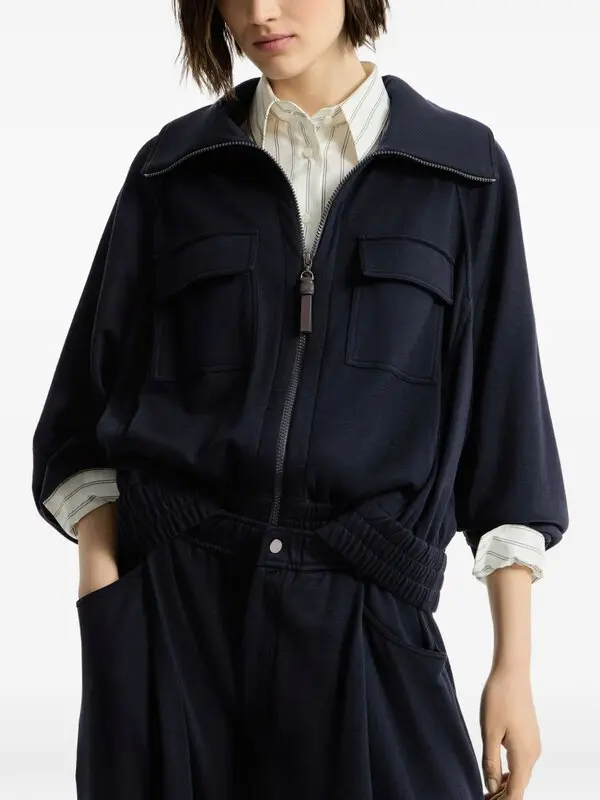 Brunello Cucinelli Cotton And Silk Sweatshirt