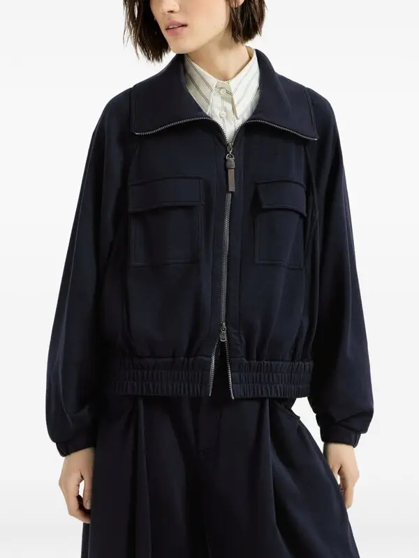 Brunello Cucinelli Cotton And Silk Sweatshirt