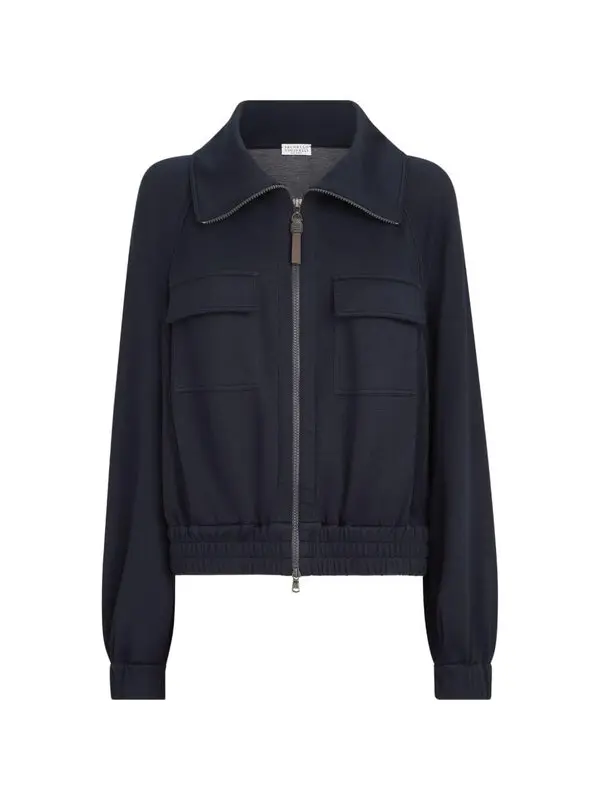 Brunello Cucinelli Cotton And Silk Sweatshirt - Multicolor